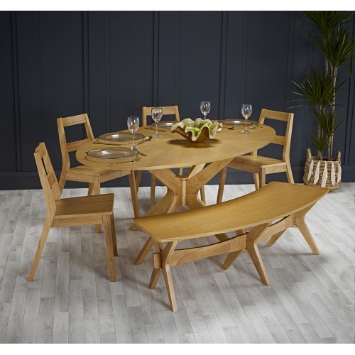 Malmo Dining Table White Oak
