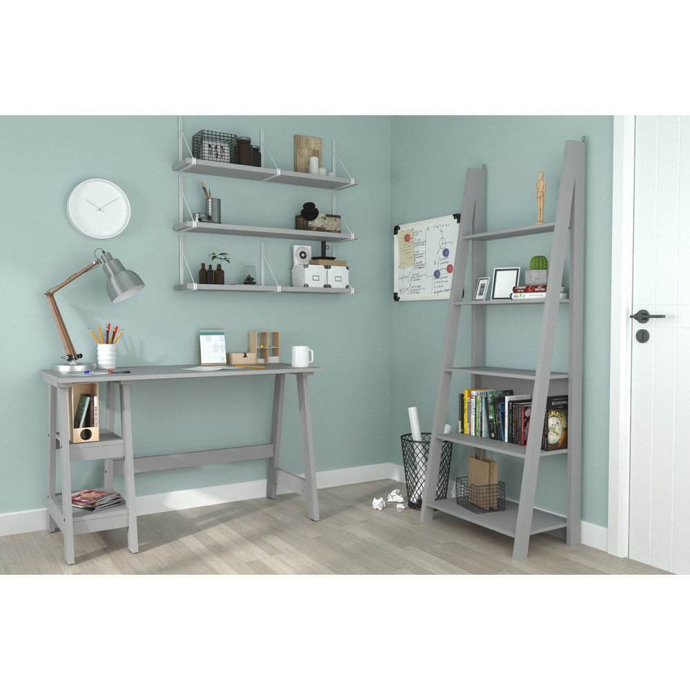 Tiva Ladder Desk Grey